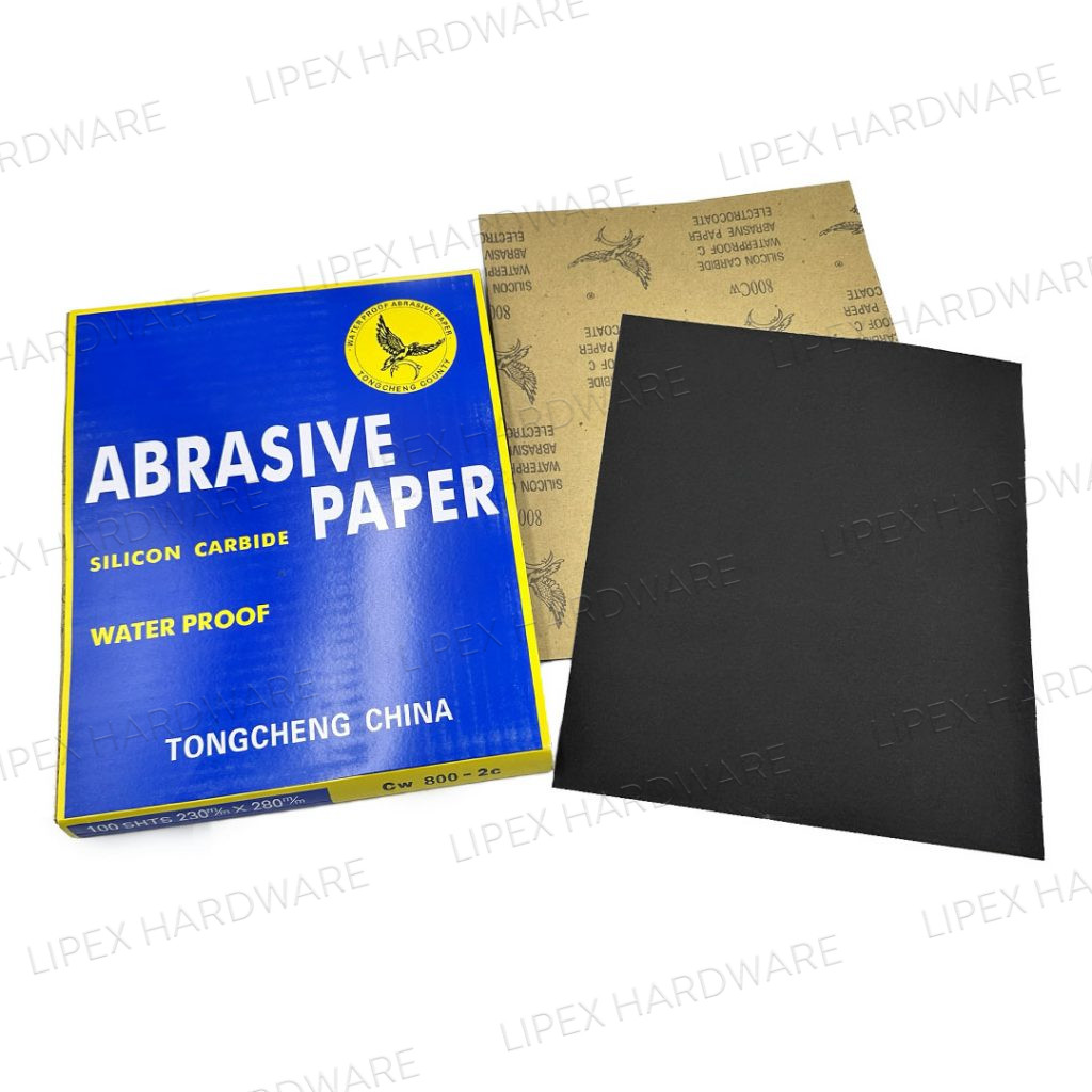 Eagle Waterproof Sandpaper 9"X11" (230*280mm) - Lipex Hardware Pte Ltd ...