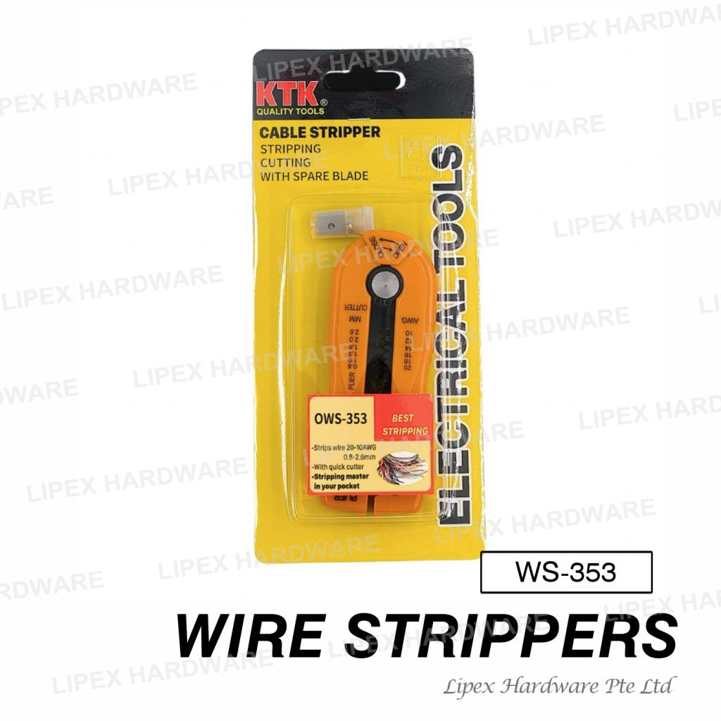 OPT Wire Strippers, WS353 – Lipex Hardware Pte Ltd | Singapore